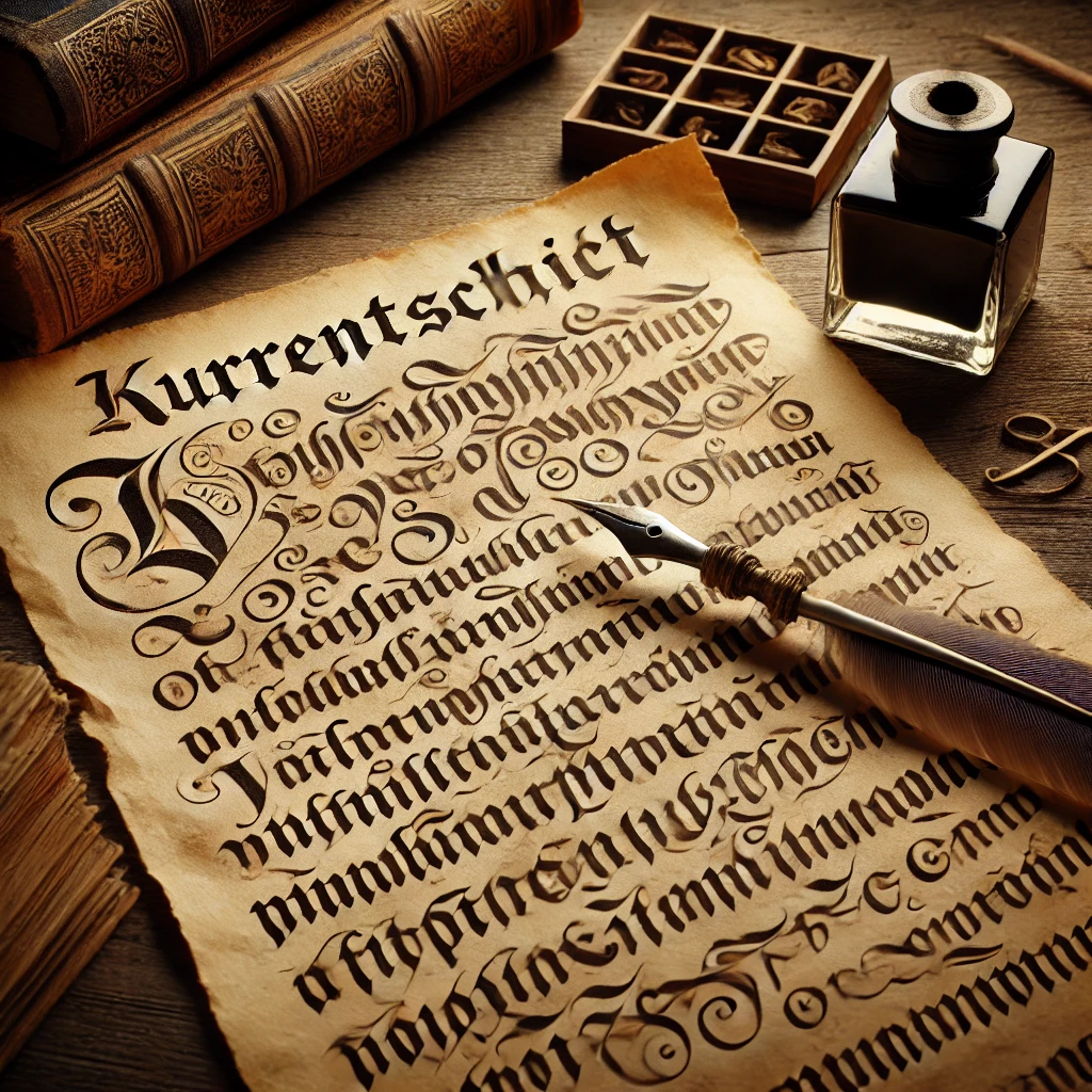 Struktur der Kurrentschrift und ihre Bedeutung - Ahnenforschung Menzel